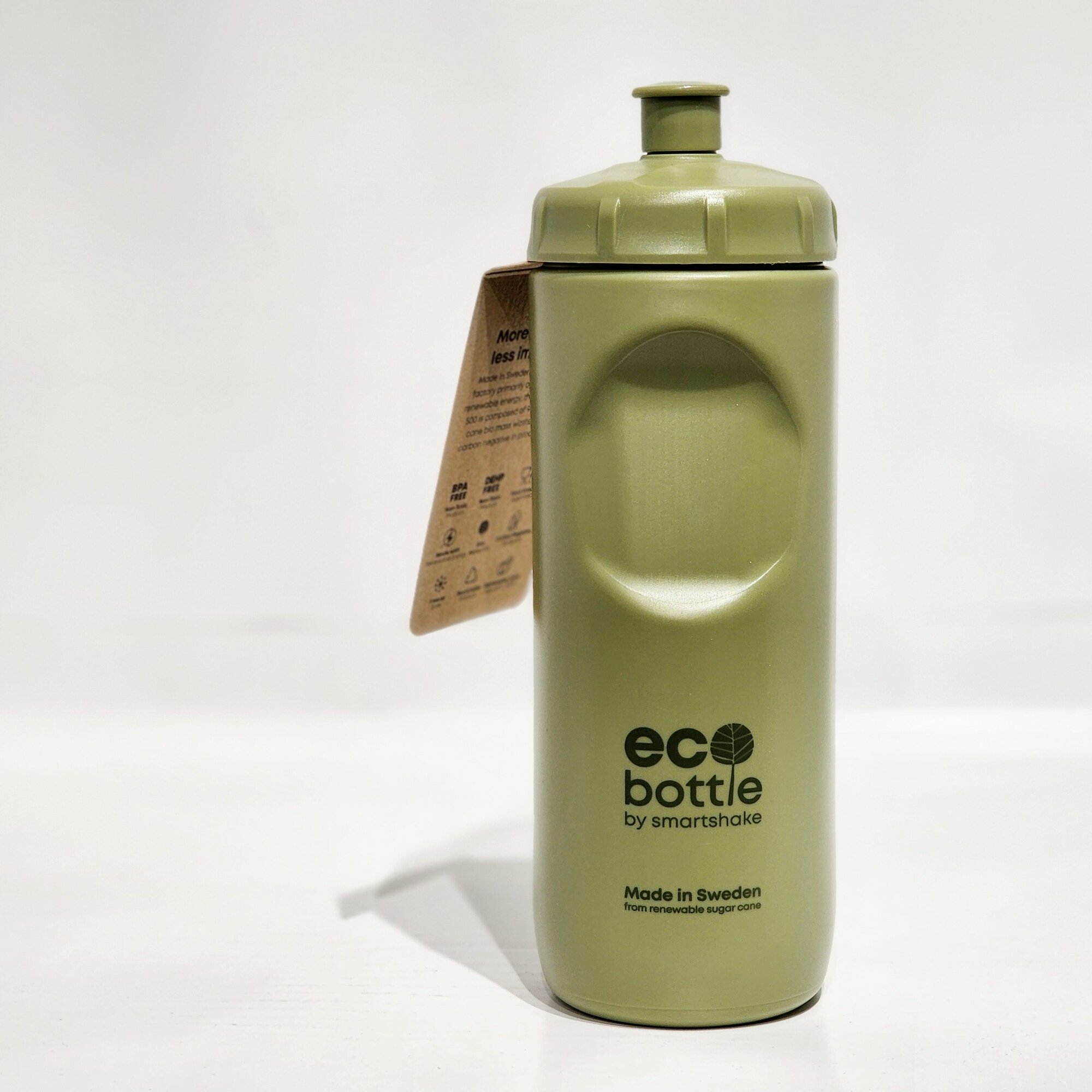 Бутылка для воды спортивная Smart Shake - EcoBottle (500 мл) - Зелёный