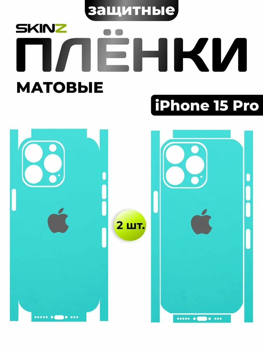 Комплект пленок на iPhone 15 Pro на корпус телефона