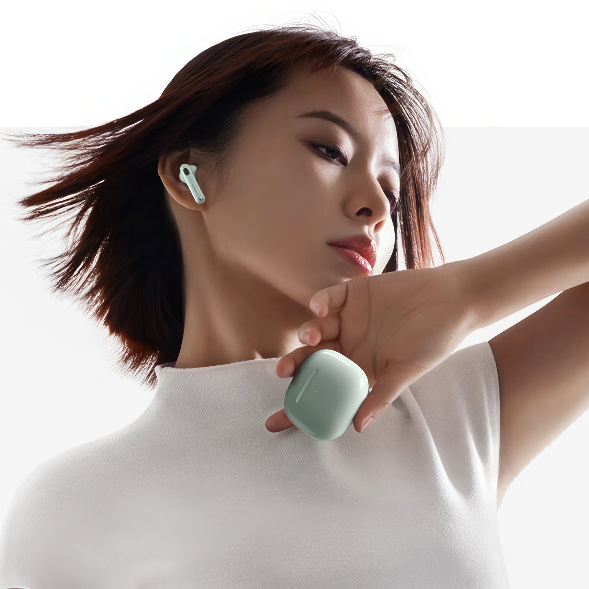 Беспроводная Bluetooth-гарнитура EDIFIER Lolli Pro3i с шумоподавлением, Bluetooth 6.0, зеленый