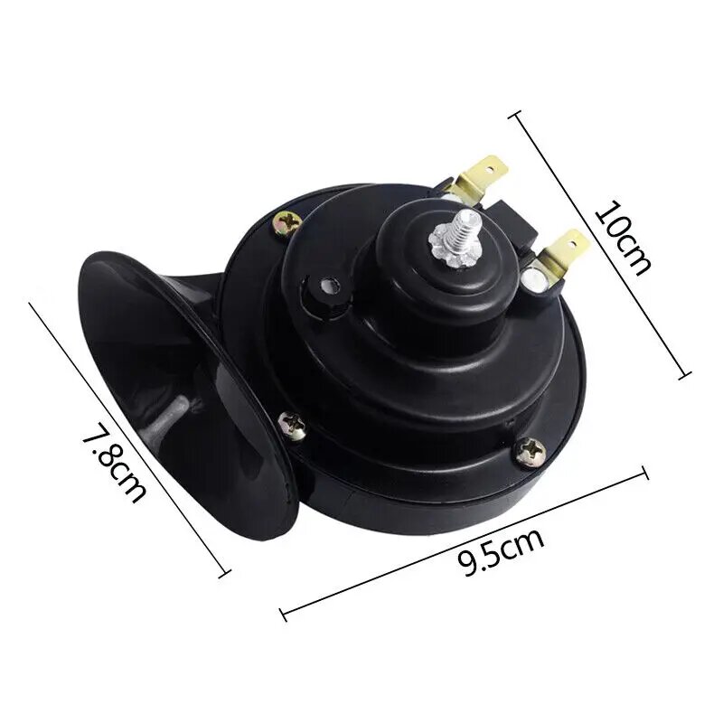 12 В супер громкий мотоцикл водонепроницаемый звуковой сигнал улитки монофонические скутеры аксессуары для мотоциклов электрический звуковой сигнал для мопеда
