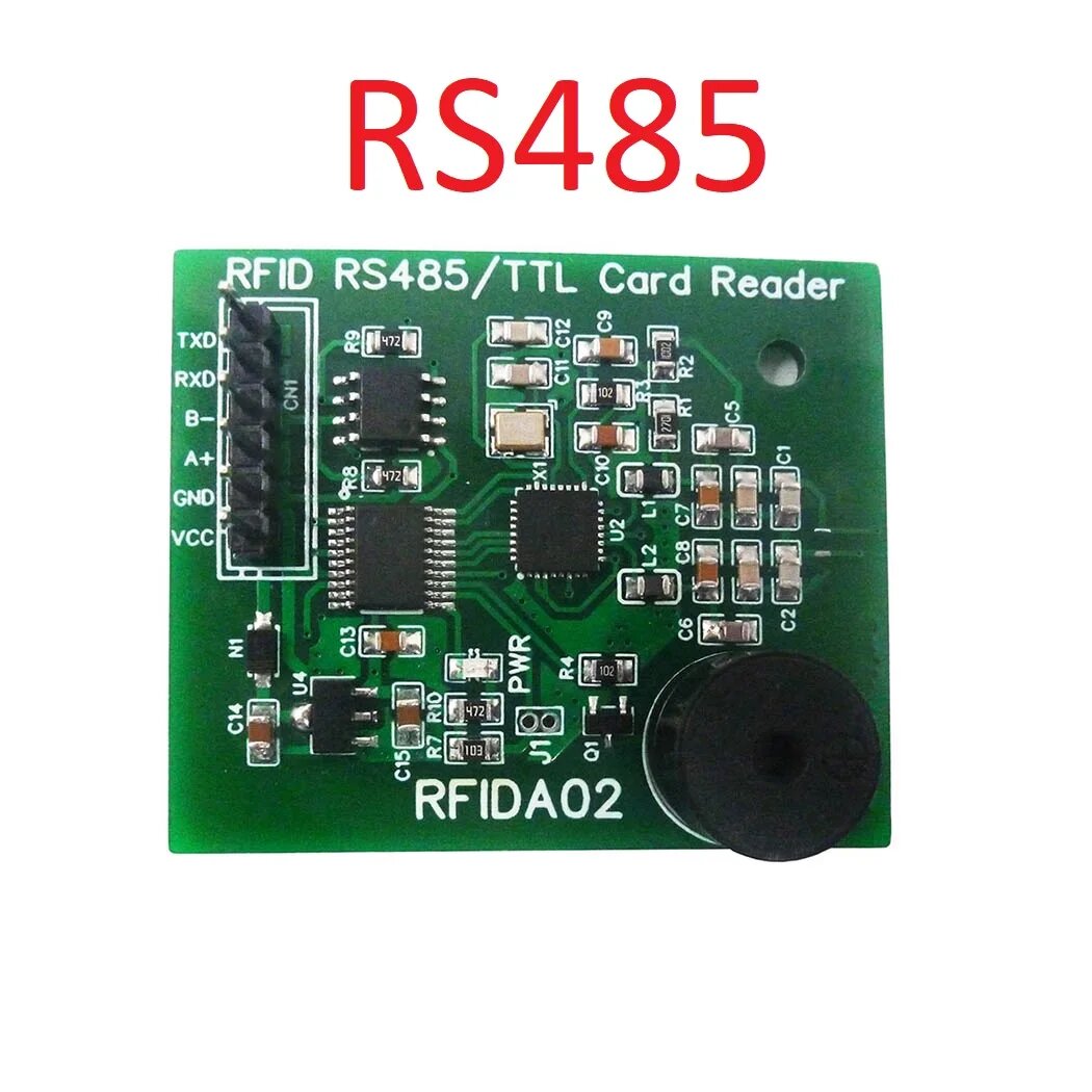 RFID-считыватель RS485 RS232 UART 13,56 МГц, записывающее устройство RC522 CV520, Стандартная плата IC для Arduino для Uno Mega pi RFIDA02, сделай сам