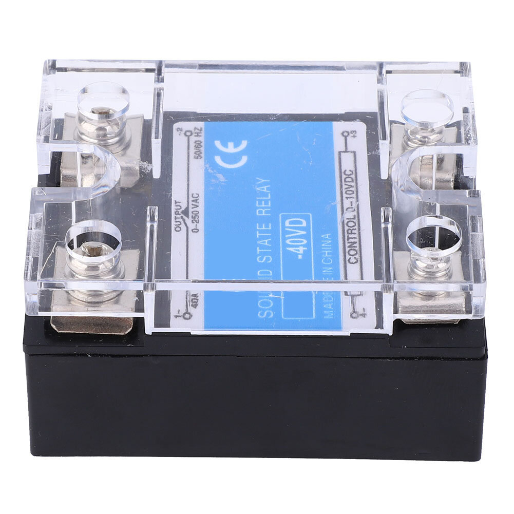 Однофазное твердотельное реле BERM с высокоэффективным оптопарным управлением, диапазон напряжения нагрузки 0-10 В постоянного тока, диапазон напряжения нагрузки 0-250 В переменного тока (BERM-40VD).