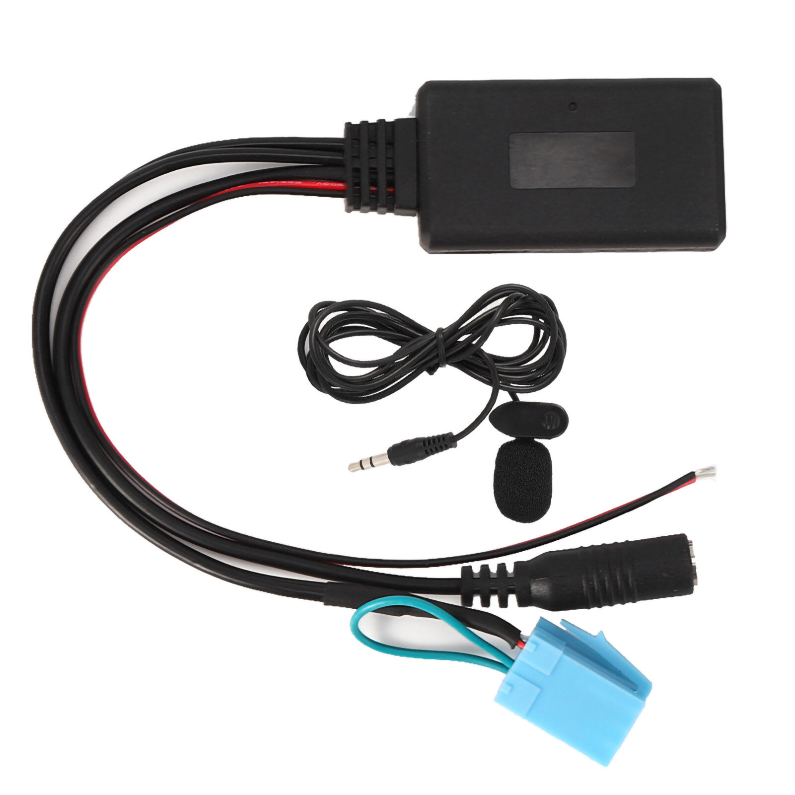 8-контактный Bluetooth AUX IN кабель-адаптер с микрофоном для громкой связи, подходит для Smart Fortwo 450