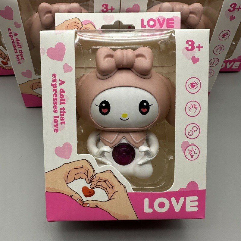 Кукла Hello Kitty с светящимся сердцем TikTok, популярная голосовая кукла