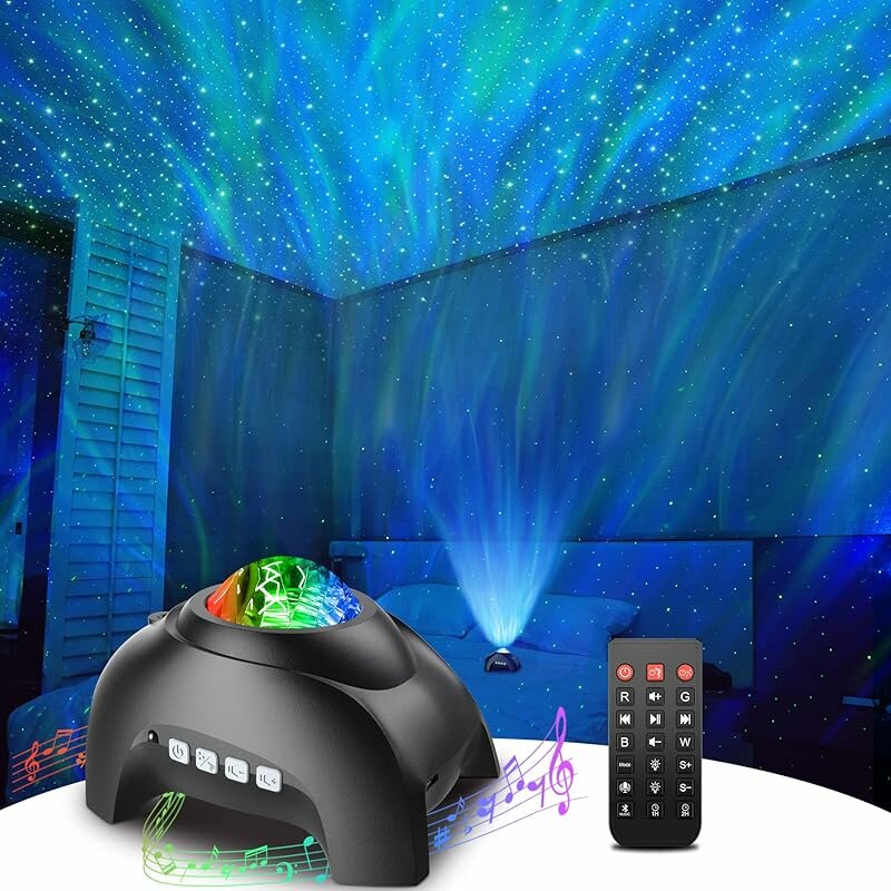 LED ночник проектор ауроры