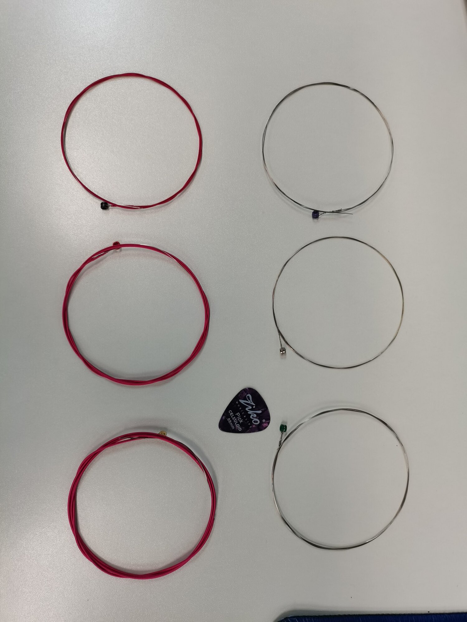 1 набор из 6 гитарных струн, сменные струны для электро- и акустической гитары, набор аксессуаров для универсальной электро- и акустической гитары для начинающих гитаристов исполнителей, детали музыкальных инструментов