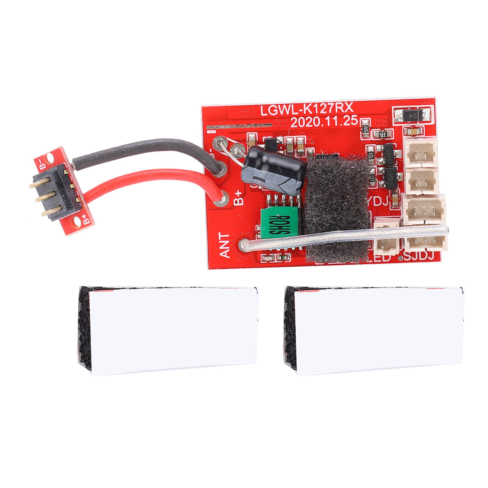 XK K127.0009 Плата основного приемника для радиоуправляемого вертолета и квадрокоптера WLtoys XK K127. Запасные части