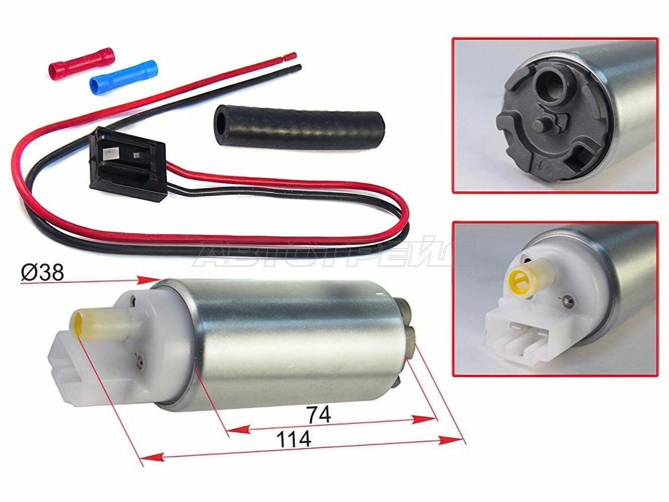 Топливный насос для Мазда 323, 626, MPV, Ниссан Цефиро арт STKL2213350 SAT