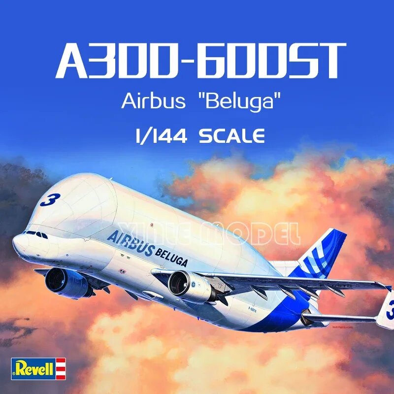 Модель самолета Revell Airbus A300-600ST "Beluga" 1/144