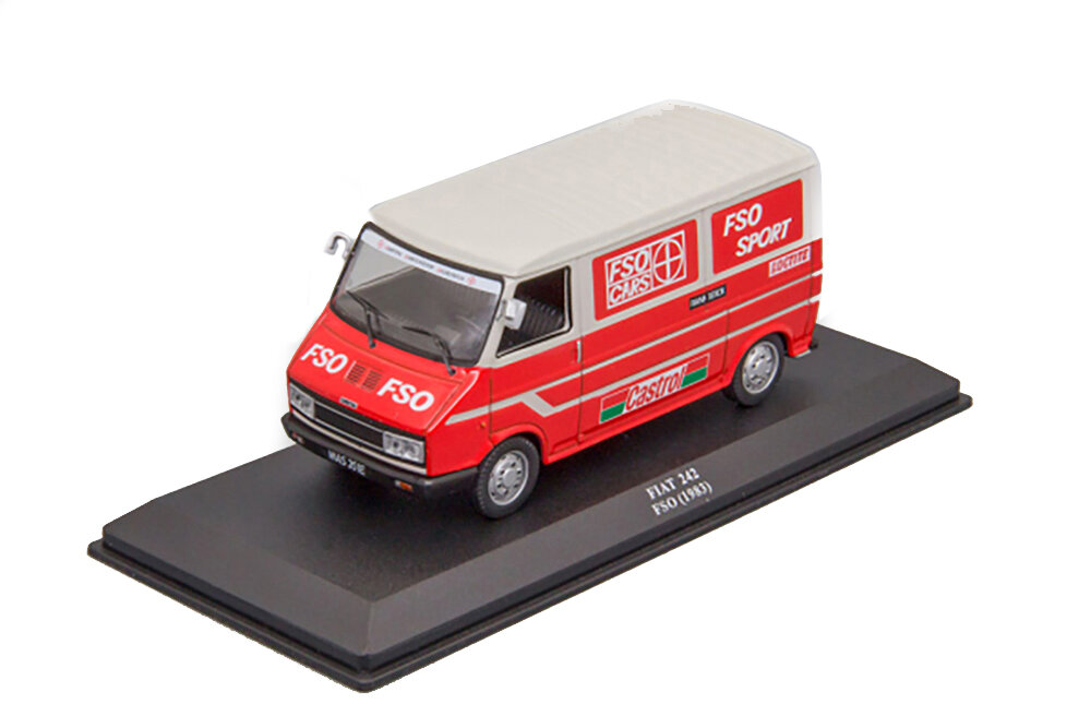 Модель коллекционная ALTAYA Fiat 242 - fso team из серии rallye véhicules d'assistance