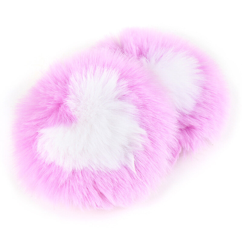 Новые плюшевые наклейки на соски ручной работы из искусственного меха кролика, милые наклейки на грудь для женщин, секс-игрушки для взрослых