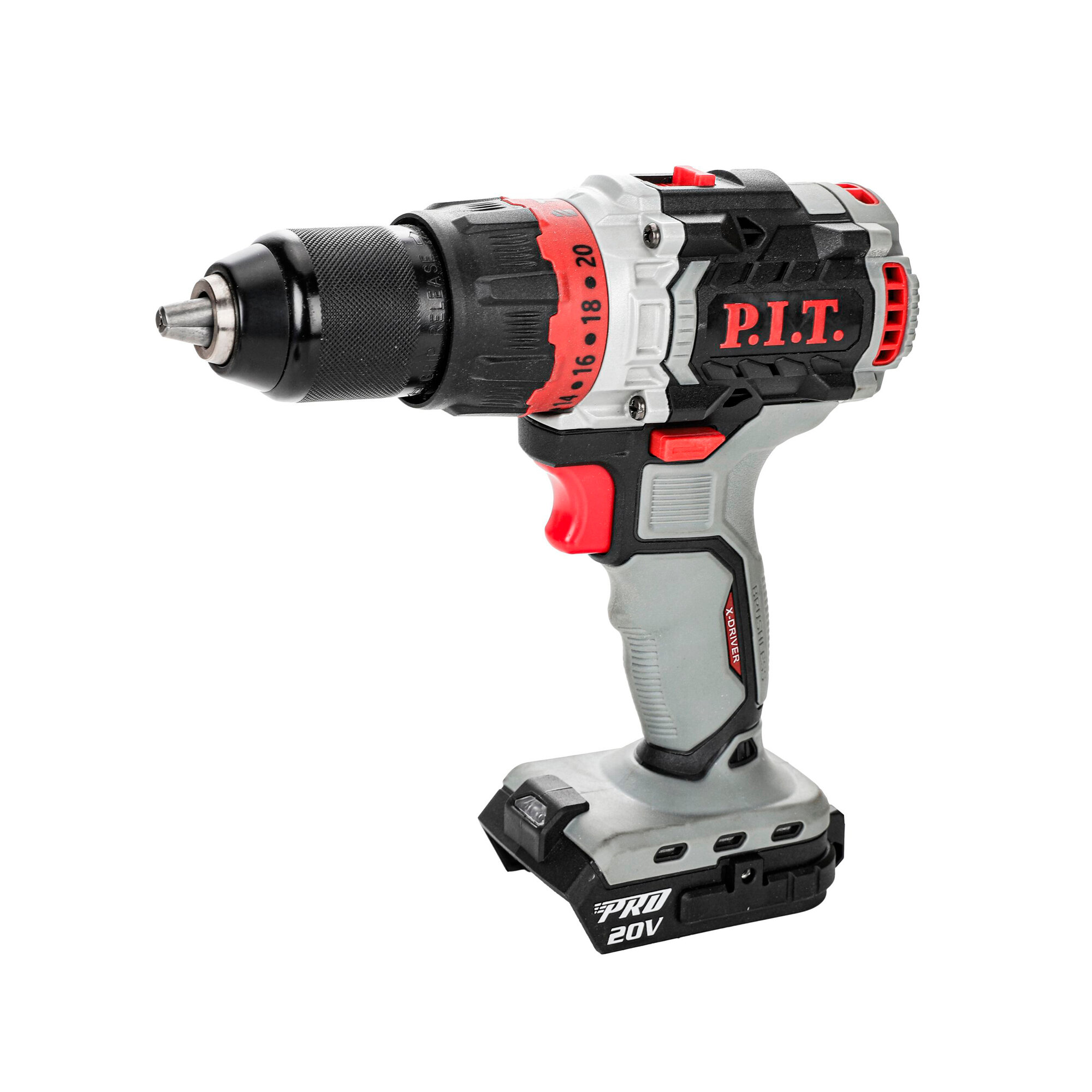 Дрель ударная аккумуляторная бесщёточная P.I.T. PSB20H-13C X-DRIVER SOLO (без АКБ и ЗУ)