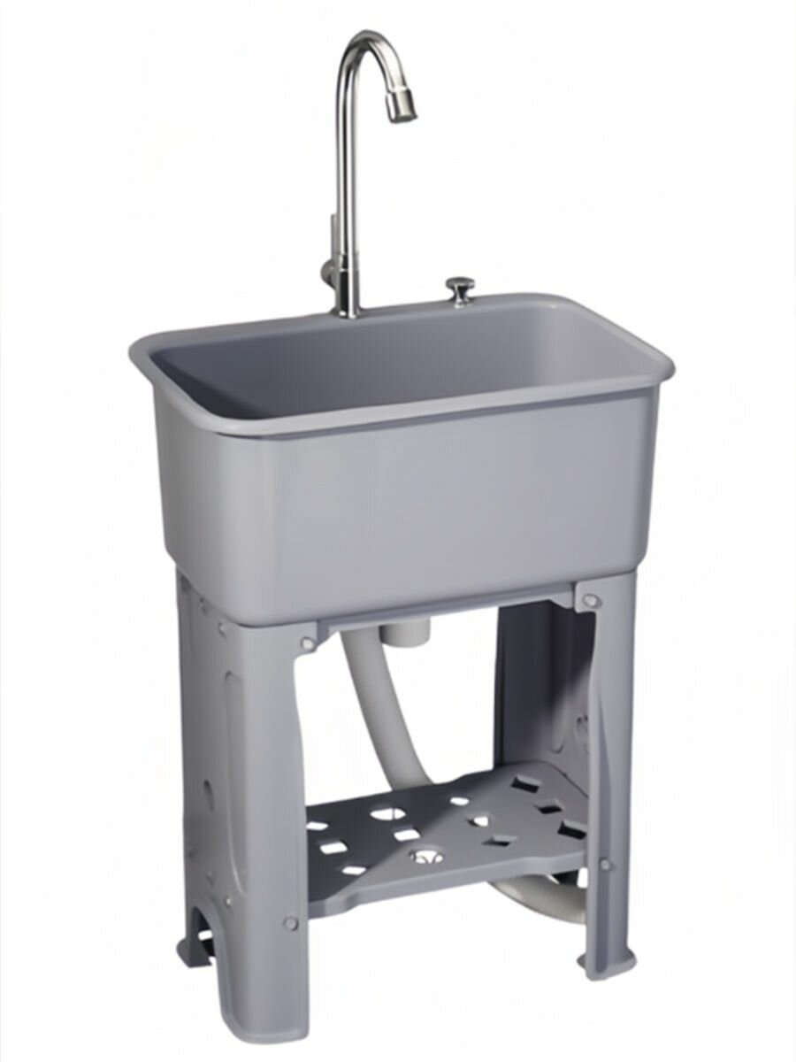 Раковина пластиковая, Садовая Раковина Для Швабры, С краном