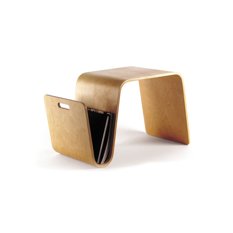 Кофейный столик "Бао Хаус", минимализм, массив дерева, светло-коричневый