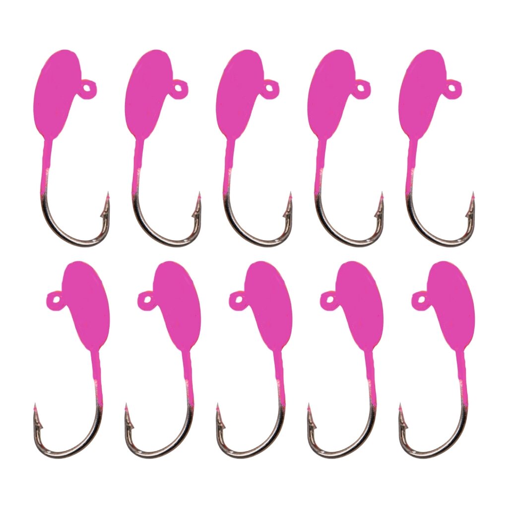 1 упаковка из 10 штук, 10 штук свинцового крючка Luya из микрофибры-розовый 10 штук