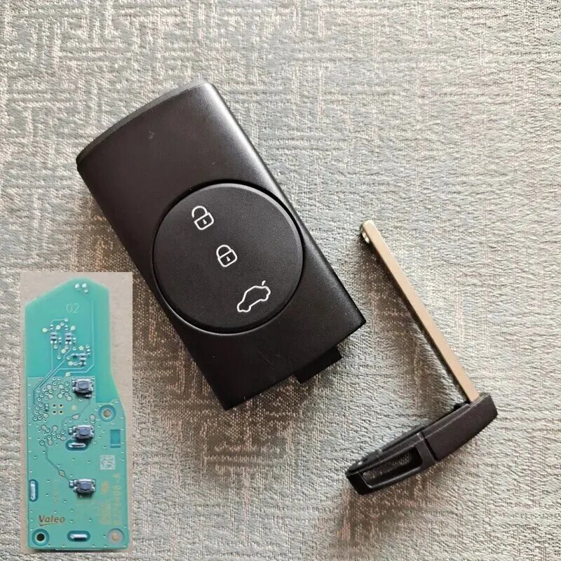 Оригинальные умные ключи для Chery TXT new Tiggo 7 Tiggo 5X EXEED LX Smart Keyless Go 433Mhz с чипом 4A/47 D-black-green board