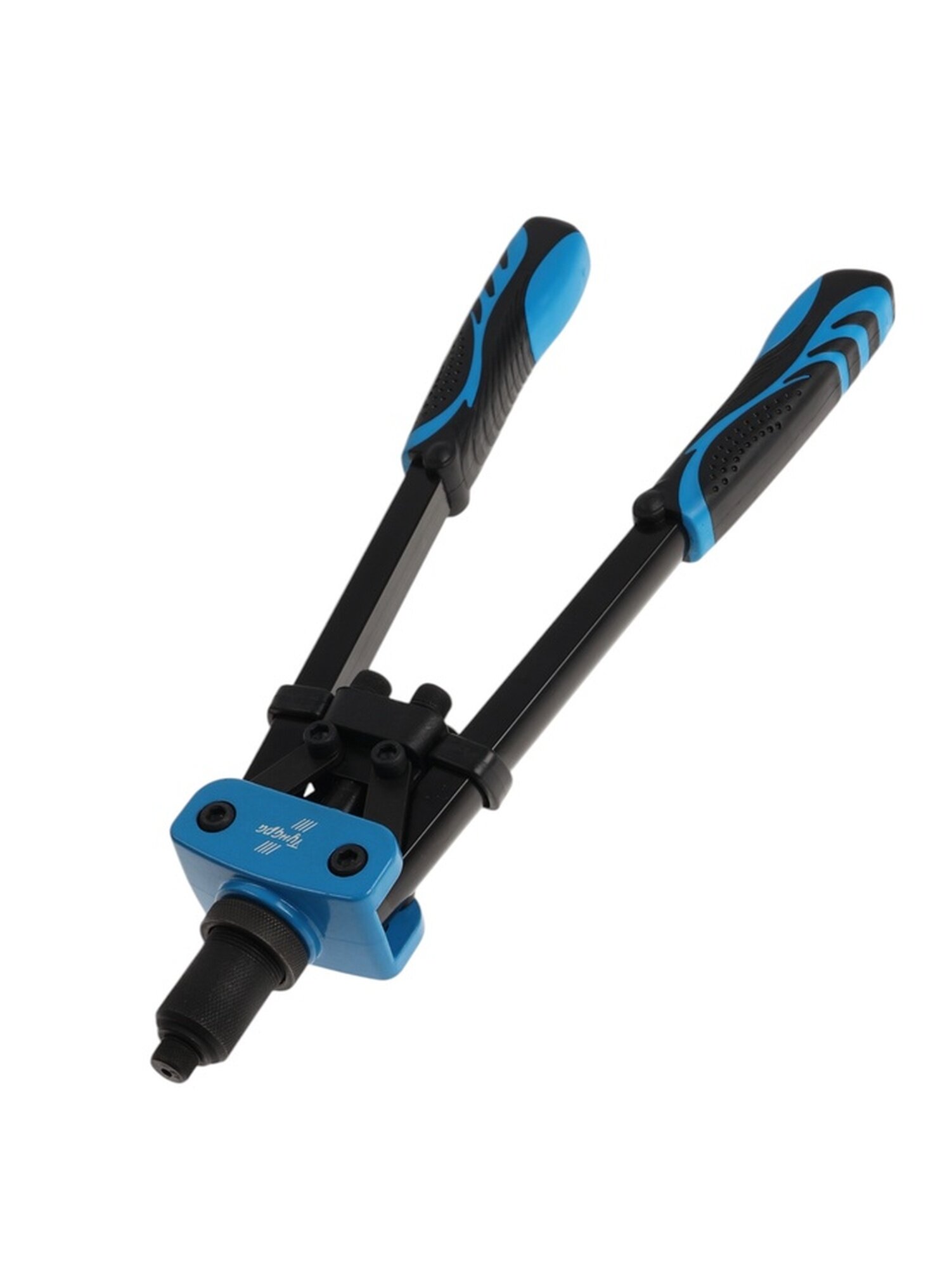 Заклепочник тундра, 360 мм, двуручный, заклепки 2.4 - 3.2 - 4 - 4.8 - 6.4 мм