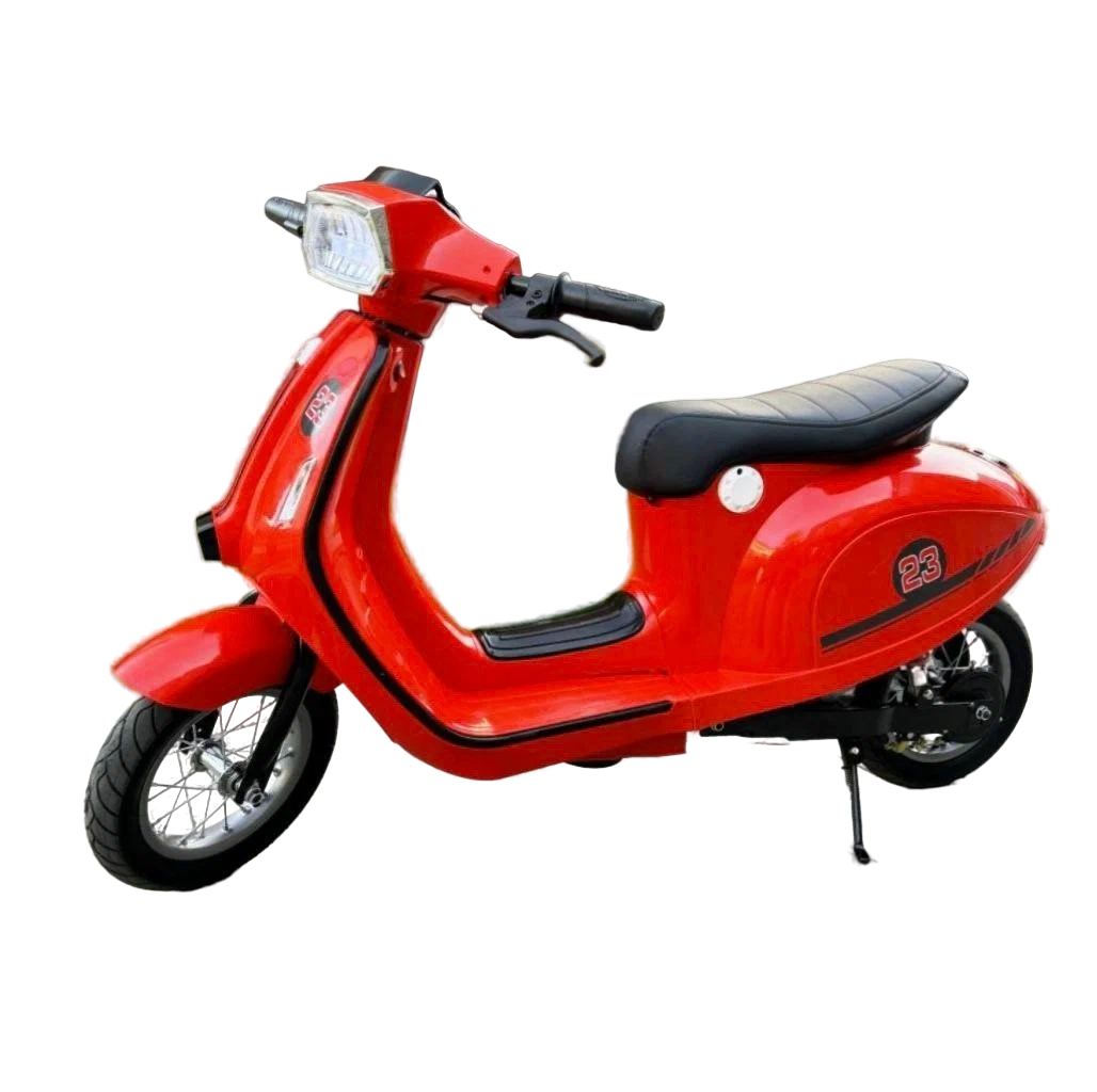 Электромотоцикл Vespa "Sport", детский, скорость до 20км/ч, красный