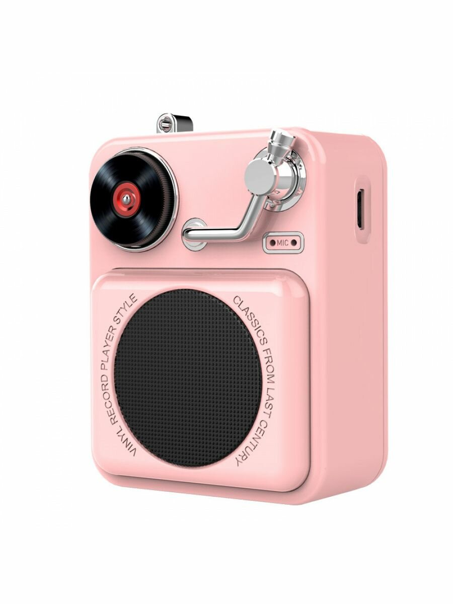 Портативная колонка AVWOO "U8", 10 Вт, Bluetooth, IPX5, 10 часов работы, 1 динамик