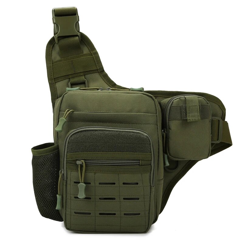 Тактическая сумка через плечо для рыбалки, путешествия, альпинизм, кемпинг, сумка для спорта на открытом воздухе, велоспорт, Molle, сумка через плечо на груди, одиночный рюкзак