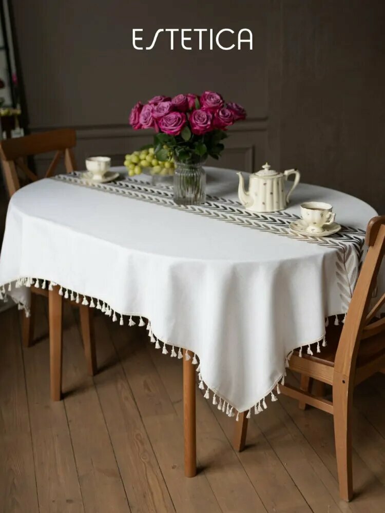 Estetica Home Скатерть Лён 100x160см