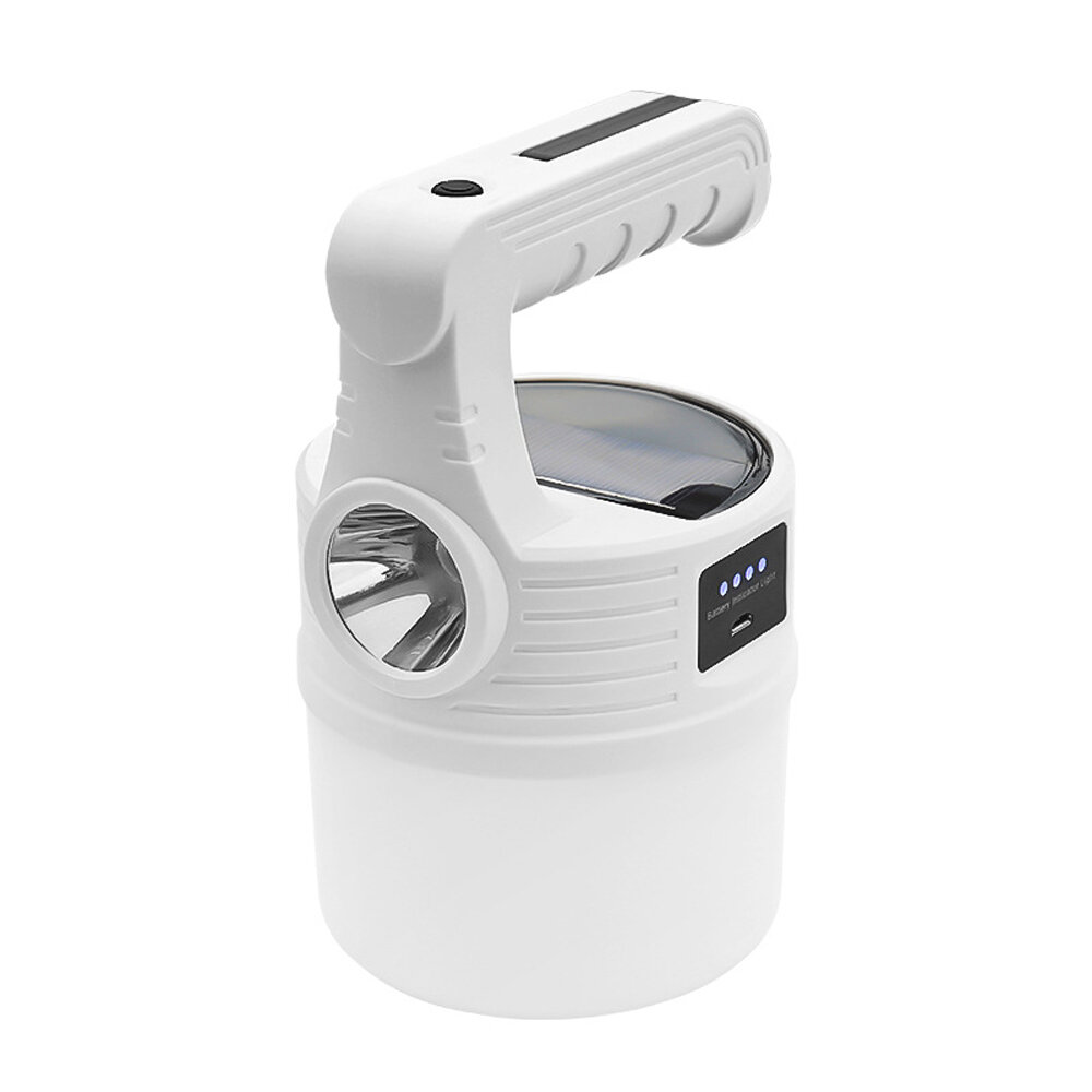 Солнечный свет для кемпинга LED USB заряжаемый ночной фонарь 10 режимов водонепроницаемый портативный аварийный ручной свет MX-519 MX-518 42LED 24LED ABS 3.7V 1200mAh 173*103mm 165*95mm 1 шт.