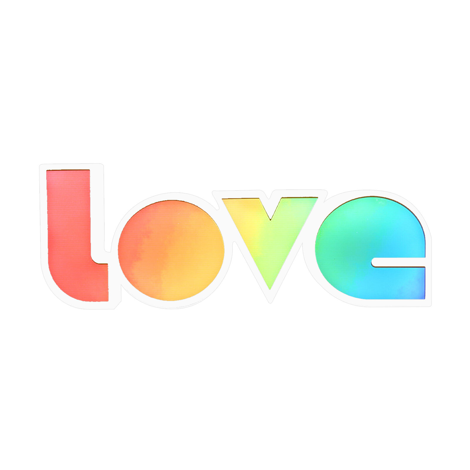 Светодиодные огни любовных букв Love Sign Lamp Светящиеся буквы LOVE Цветной свет для Дня Святого Валентина Свадьба Романтическое предложение Вечеринка Декор для дома Бар, Тип 1(Полосы); Тип 2(Цветение); Тип 3(Градиенты) (Выбор), Материал ПК, LED, Форма