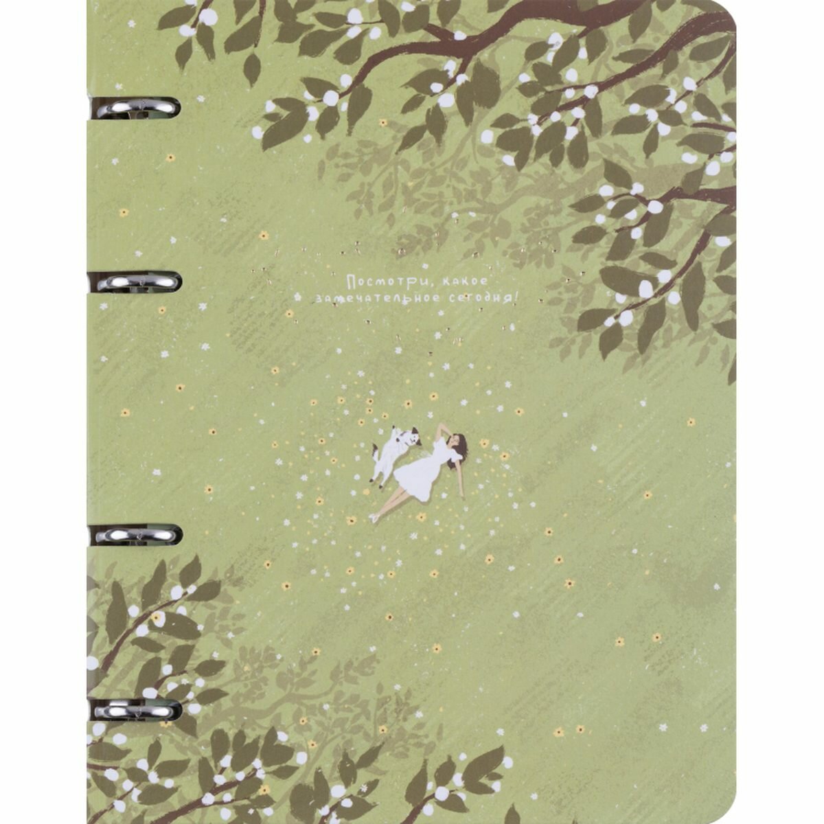 Тетрадь общая 120л, А5 Be Smart Soul, сад (клетка, на спирали) (2054584), 1шт.