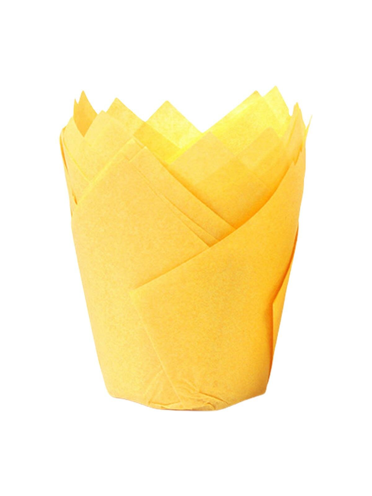 50шт Тюльпановые формочки для кексов Многоцелевые формочки для маффинов для различных нужд в выпечке