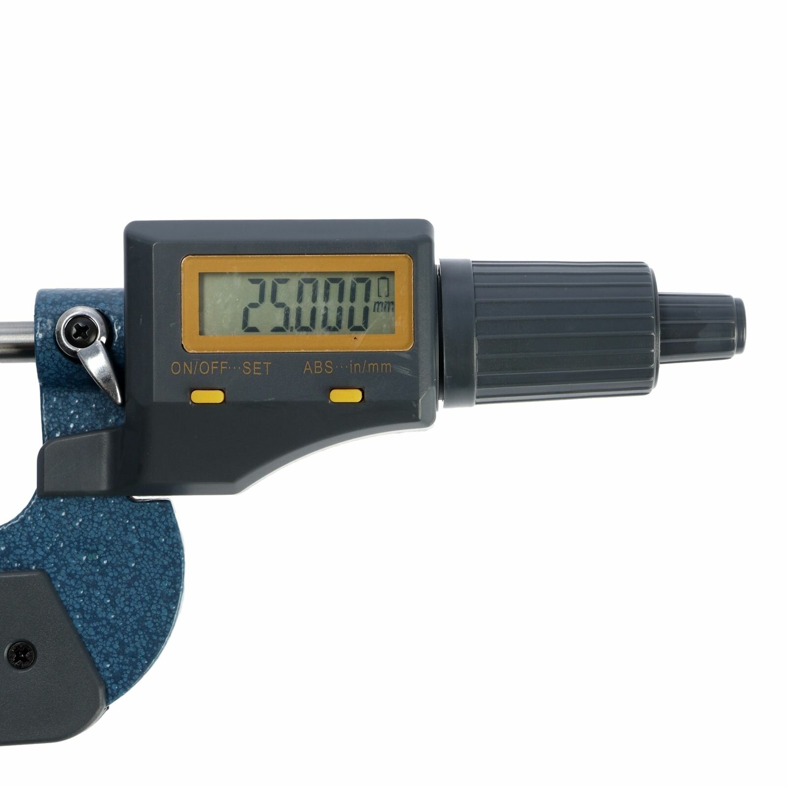Микрометр электронный тундра, металлический, диапазон 25-50 мм, шаг измерения 0.001 мм