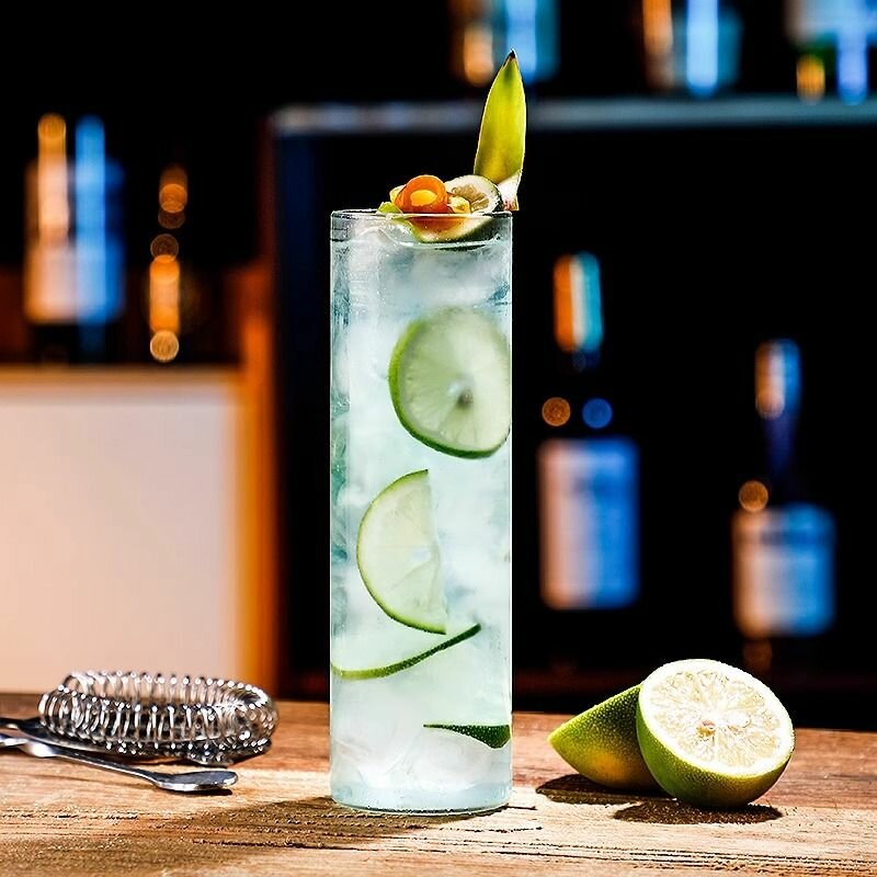 Бокал для коктейлей, прямой стаканчик в японском стиле, 360 мл, 2шт