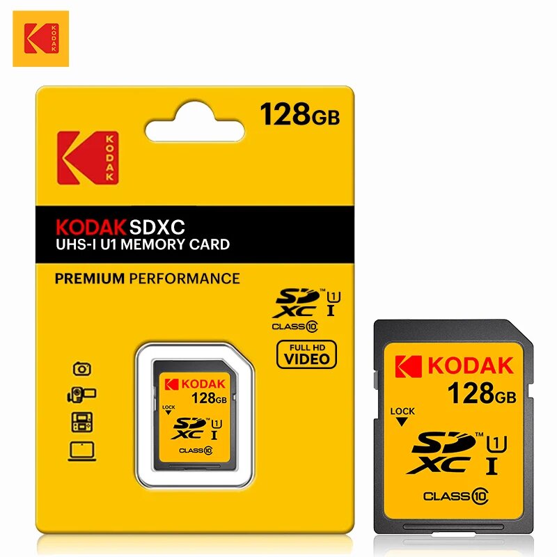 Карта памяти KODAK U1 V30 128GB