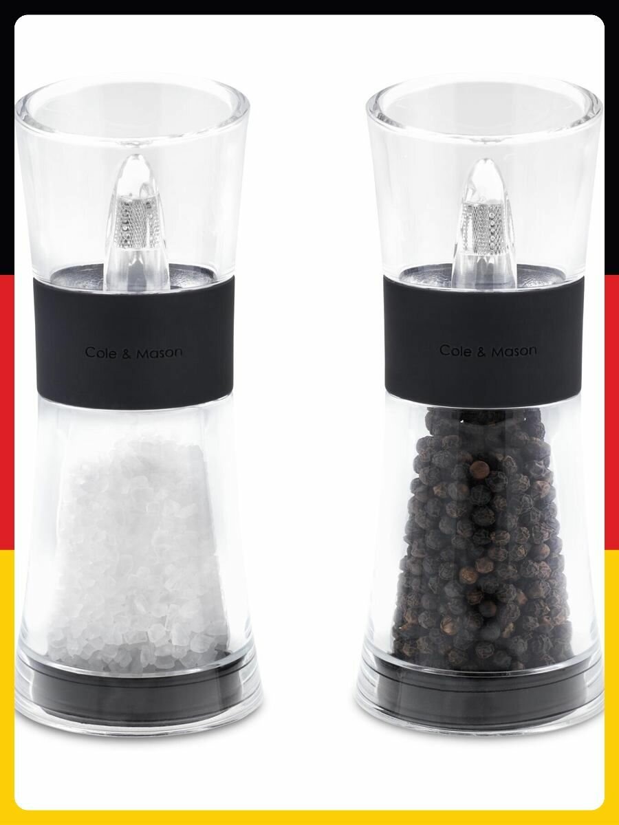 Подарочный набор мельниц для соли и перца Cole & Mason Flip, 18 см