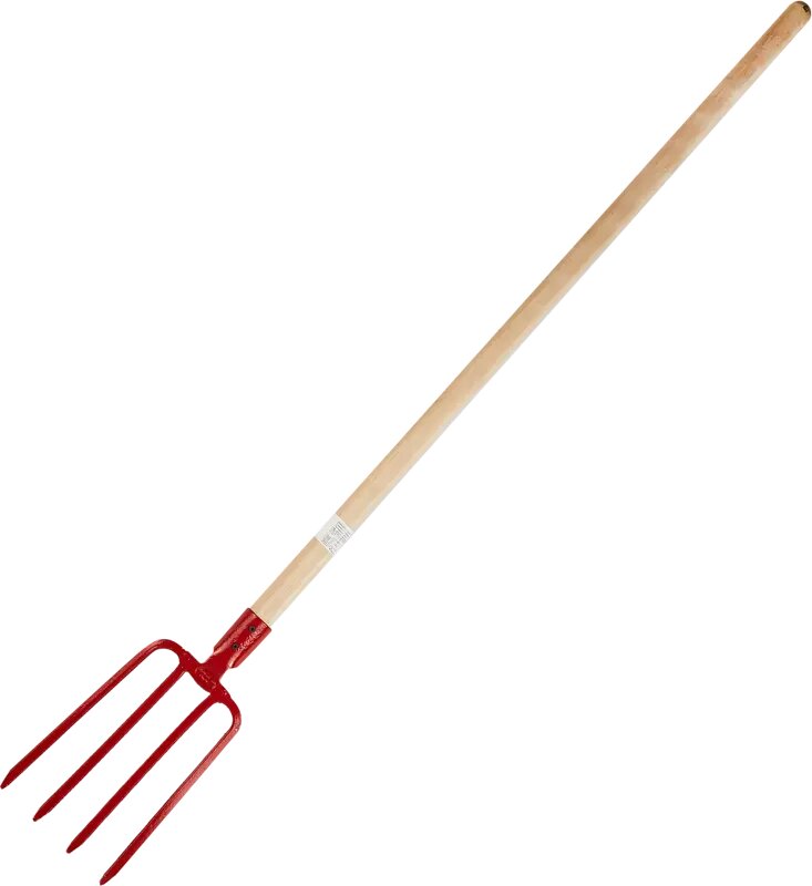 Вилы садовые стальные с деревянным черенком 148см