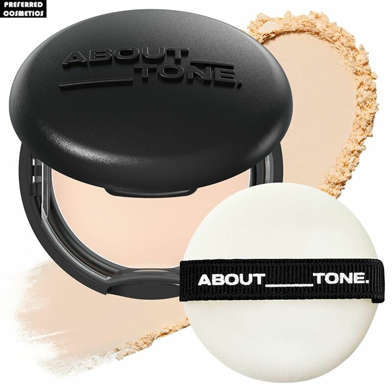 About Tone Пудра "Макарон", маскирующая поры, надолго устраняет жирный блеск