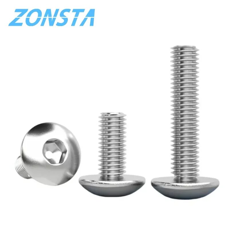 ЗONSANTA Винты и болты из нержавеющей стали 304 M2-M10 M10 (2pcs), 25mm