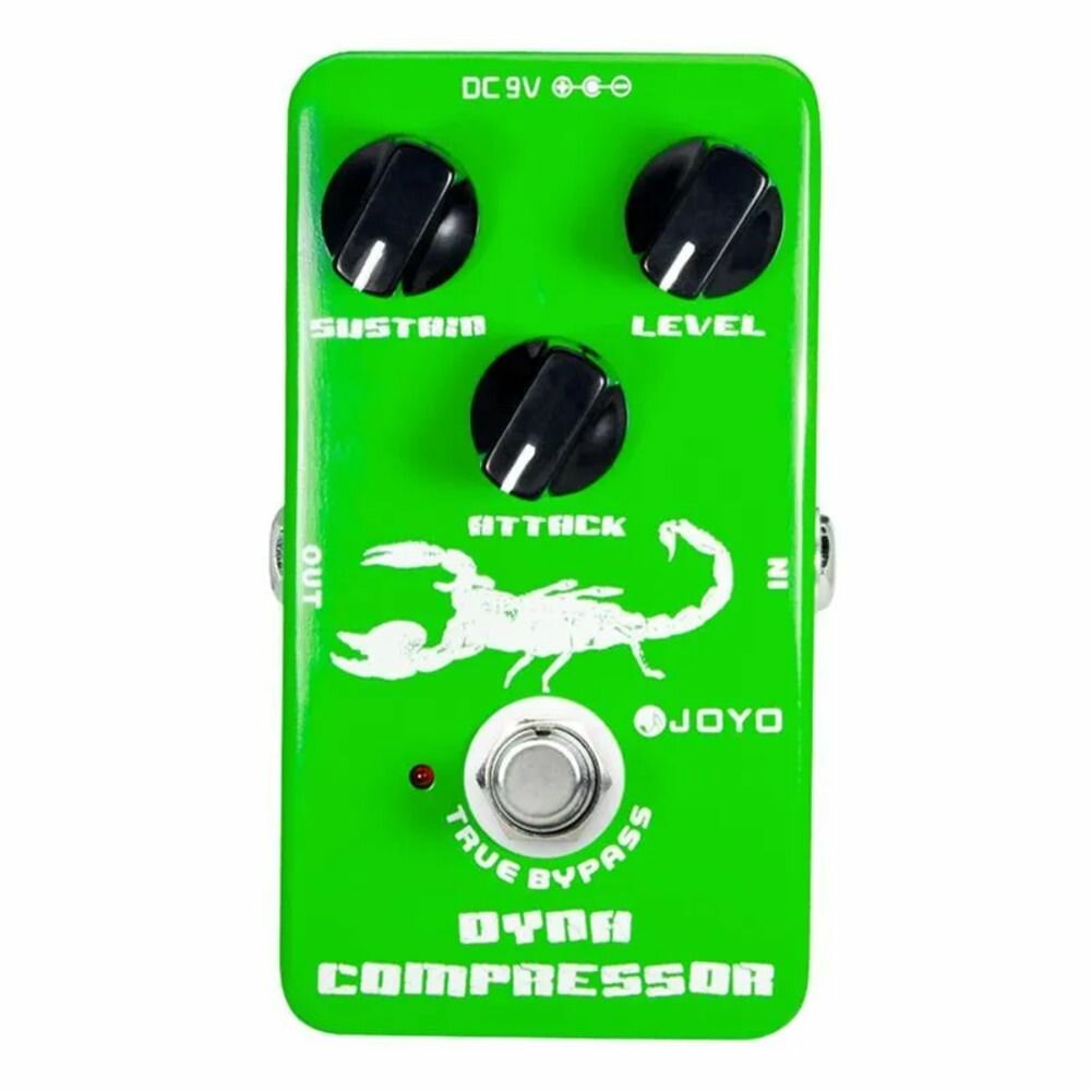 Педаль эффектов для электрогитары и бас-гитары JOYO JF-10 Classic Dynamic Compressor
