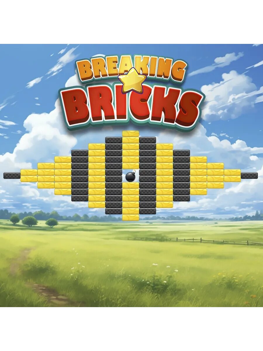 Игра BREAKING BRICKS для PlayStation 4/5, аркадная, 40 уровней, 15.07.2025