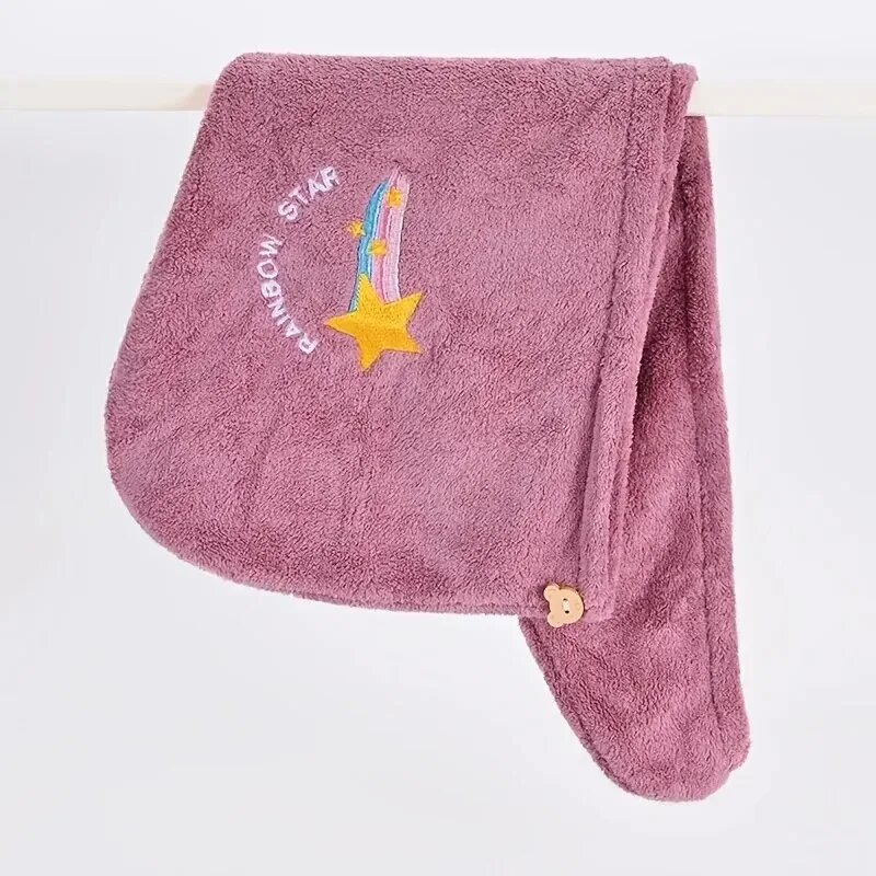 Полотенце для волос детское Star, розовый, coral fleece
