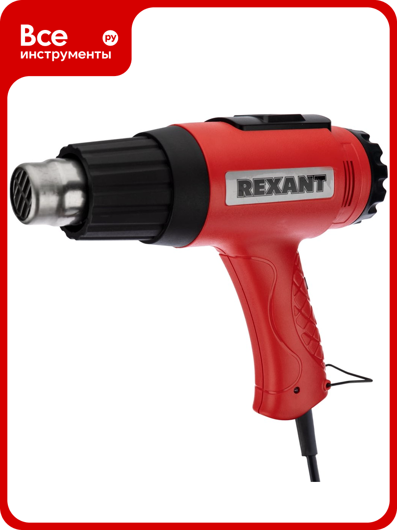 Строительный, REXANT, фен REXANT 230 В/1800 Вт, MASTER, с терморегулятором и ЖК-дисплеем
