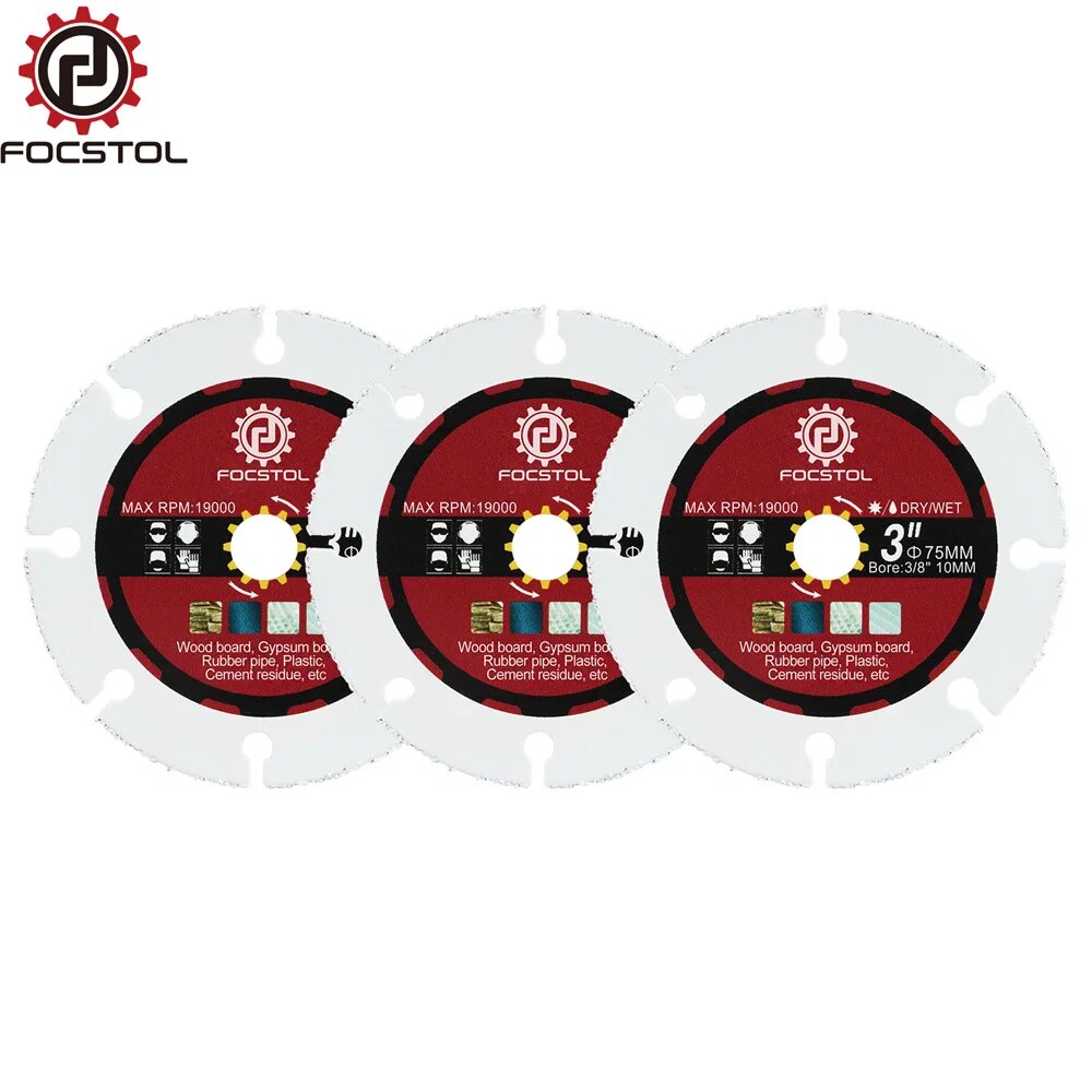 FOCSTOL Диск для резки дерева 75 мм 5pcs
