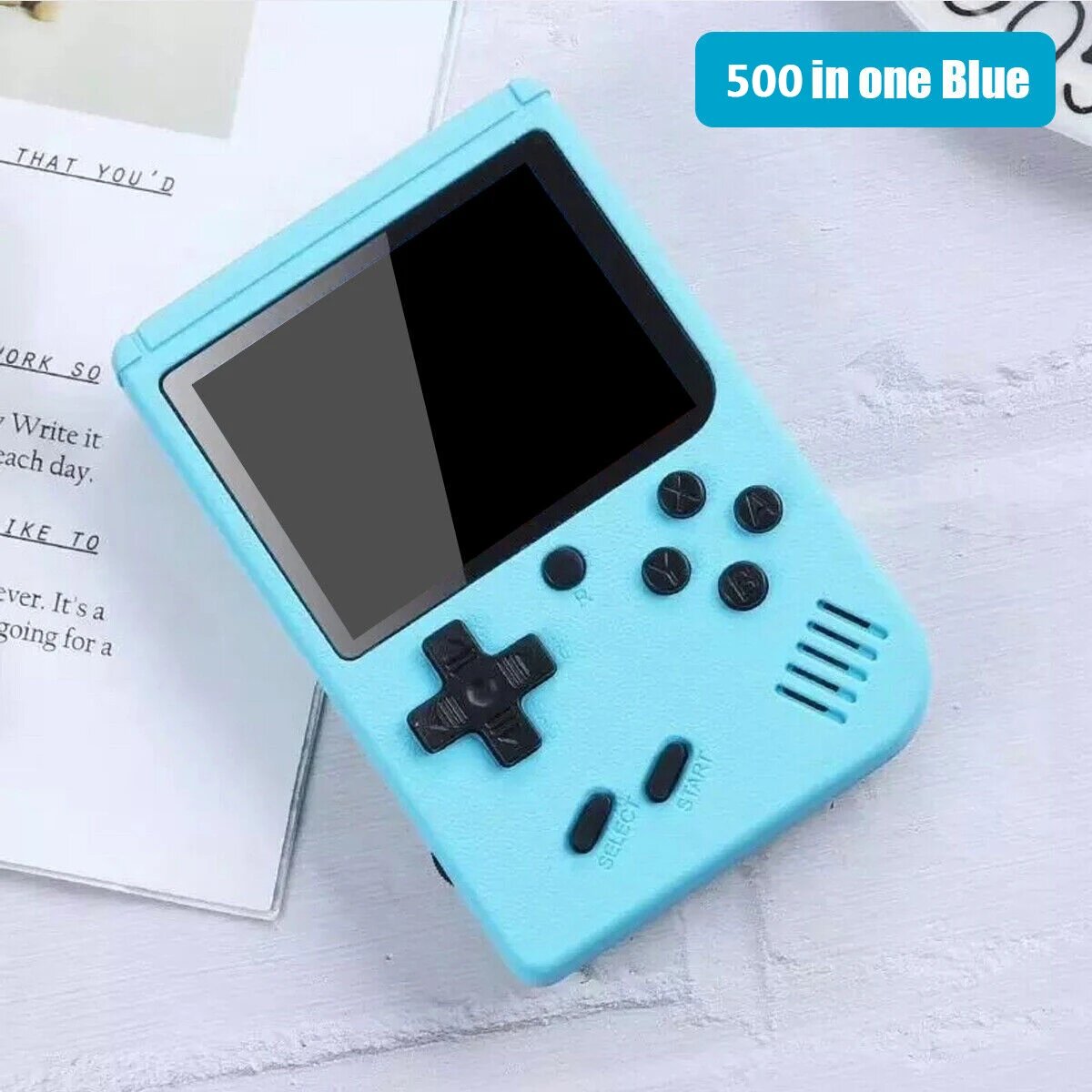 Ретро-консоль ONETOMAX 500 игр, 5" Blue-1