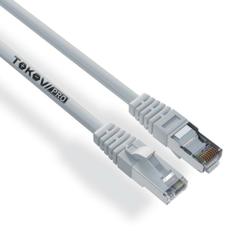 Патч-корд кат.5E F/UTP 24 AWG LSZH 15м PRO, TOKOV ELECTRIC TKP-PC06-5EF-CULSZH-15M (1 шт.)
