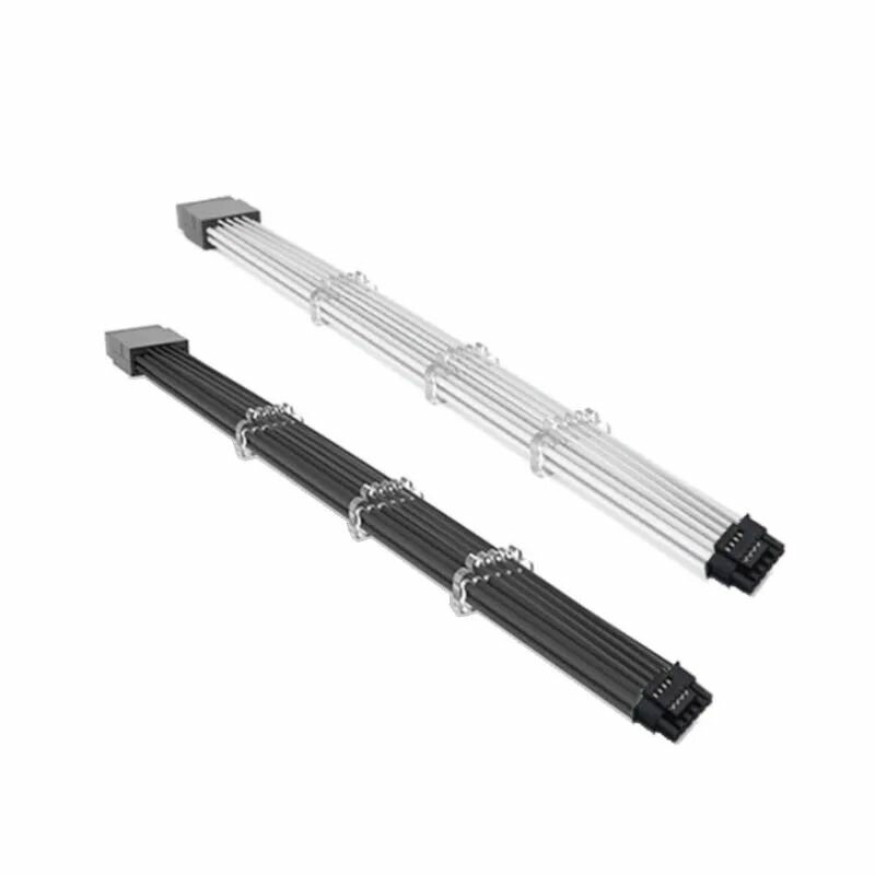 Черный белый 600 Вт 12VHPWR удлинительный кабель-разветвитель «папа-мама» 16-контактный гребень для RTX4080 4090Ti 5.0 12+4-контактный 16-контактный кабель-адаптер PCIE 5.0