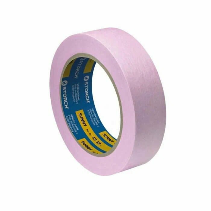 Малярная лента на основе рисовой бумаги с акрилатным клеем Das Super-Schonende 25 мм, 50 м арт. 493825