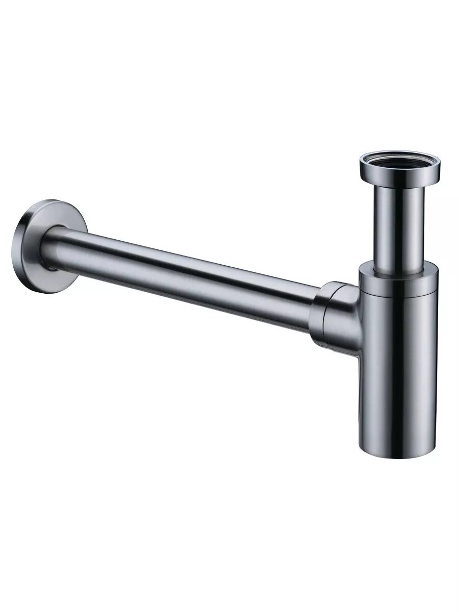 Сифон для раковины умывальника Grocenberg GB210, латунь, никель