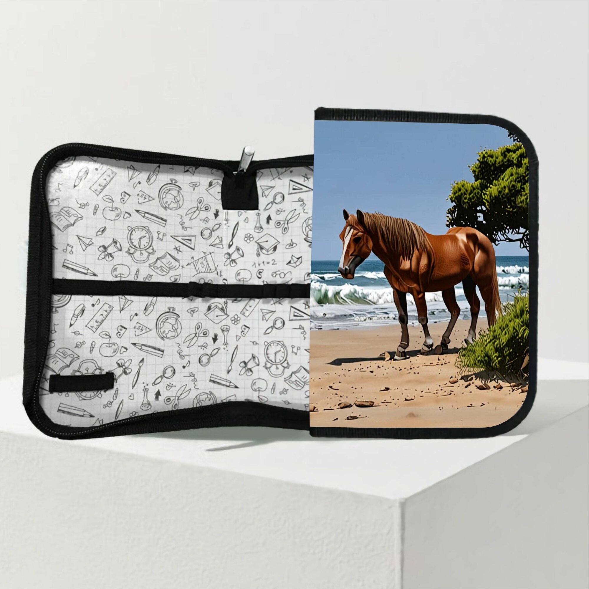 Школьный пенал "Лошадь" №9