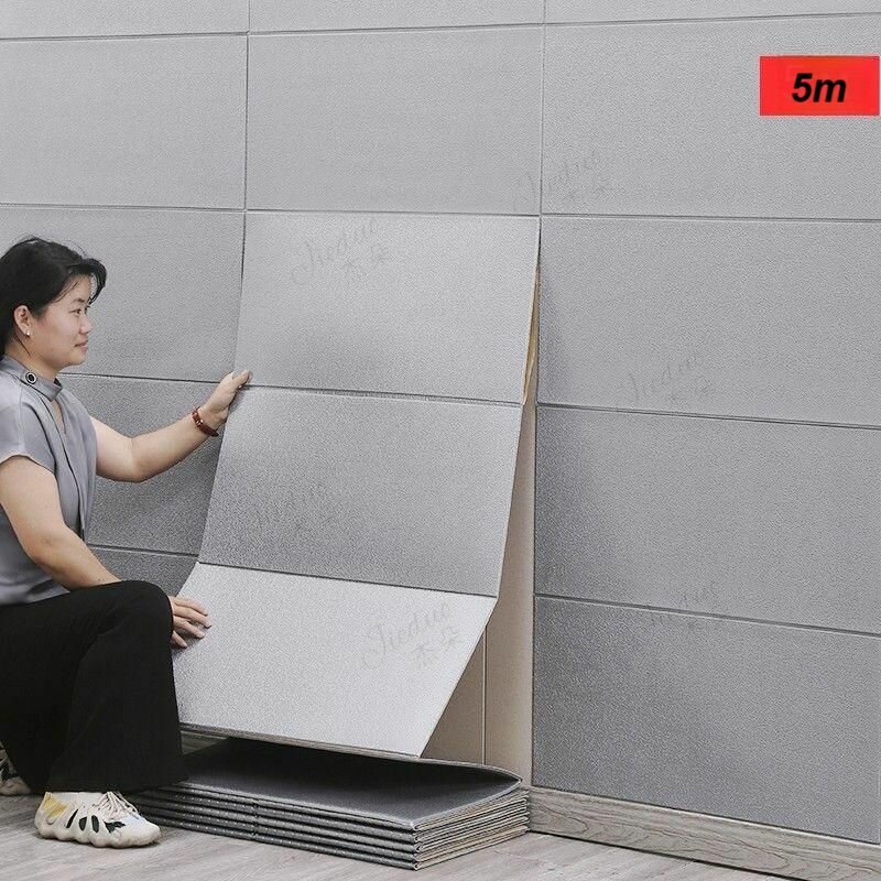 Самоклеящиеся обои 70cmx5m комнатная 3D плитка кухня и ванная комната