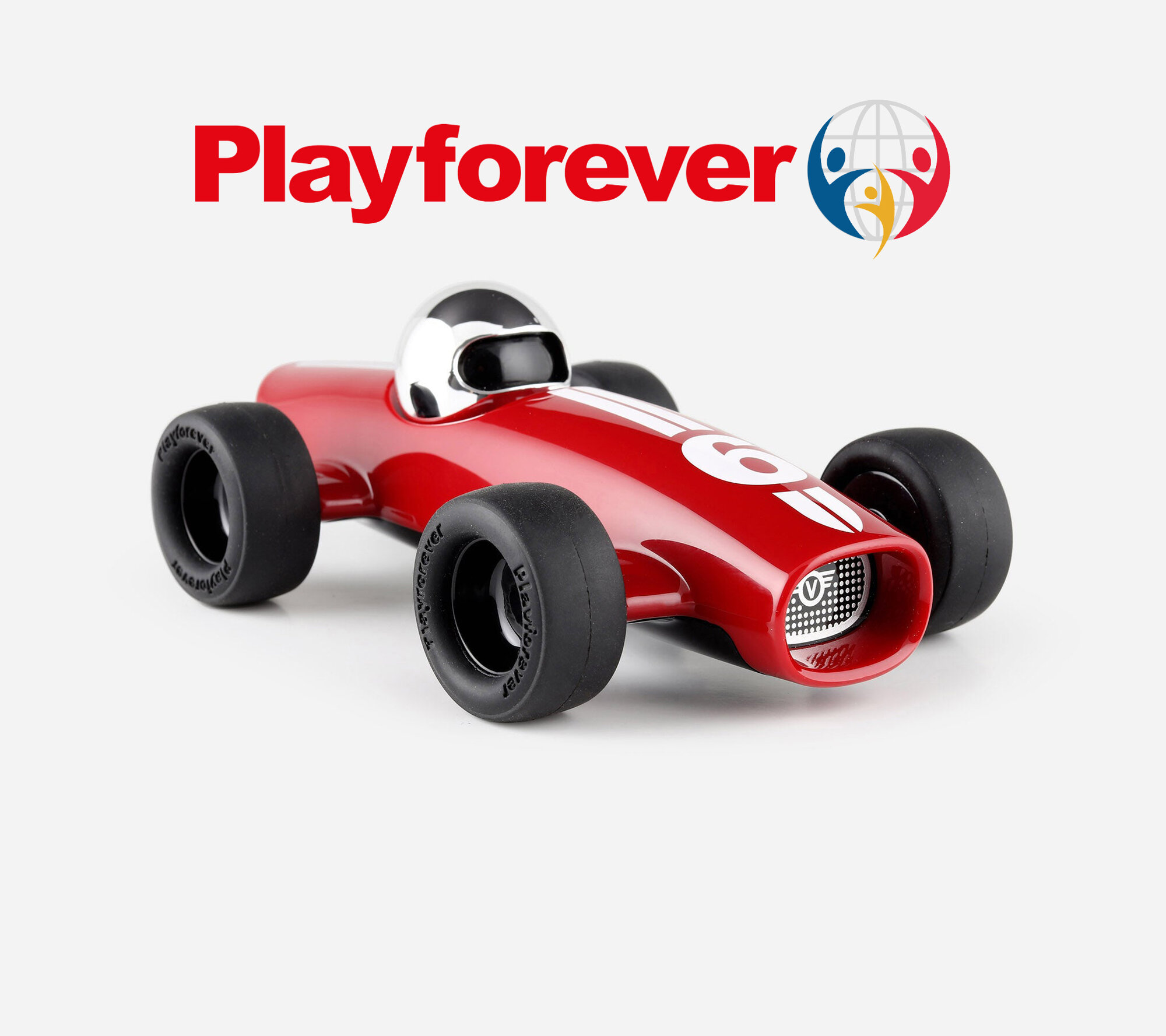 Машинки игрушечные Playforever "Malibu Ross", гоночный болид, пластик/резина