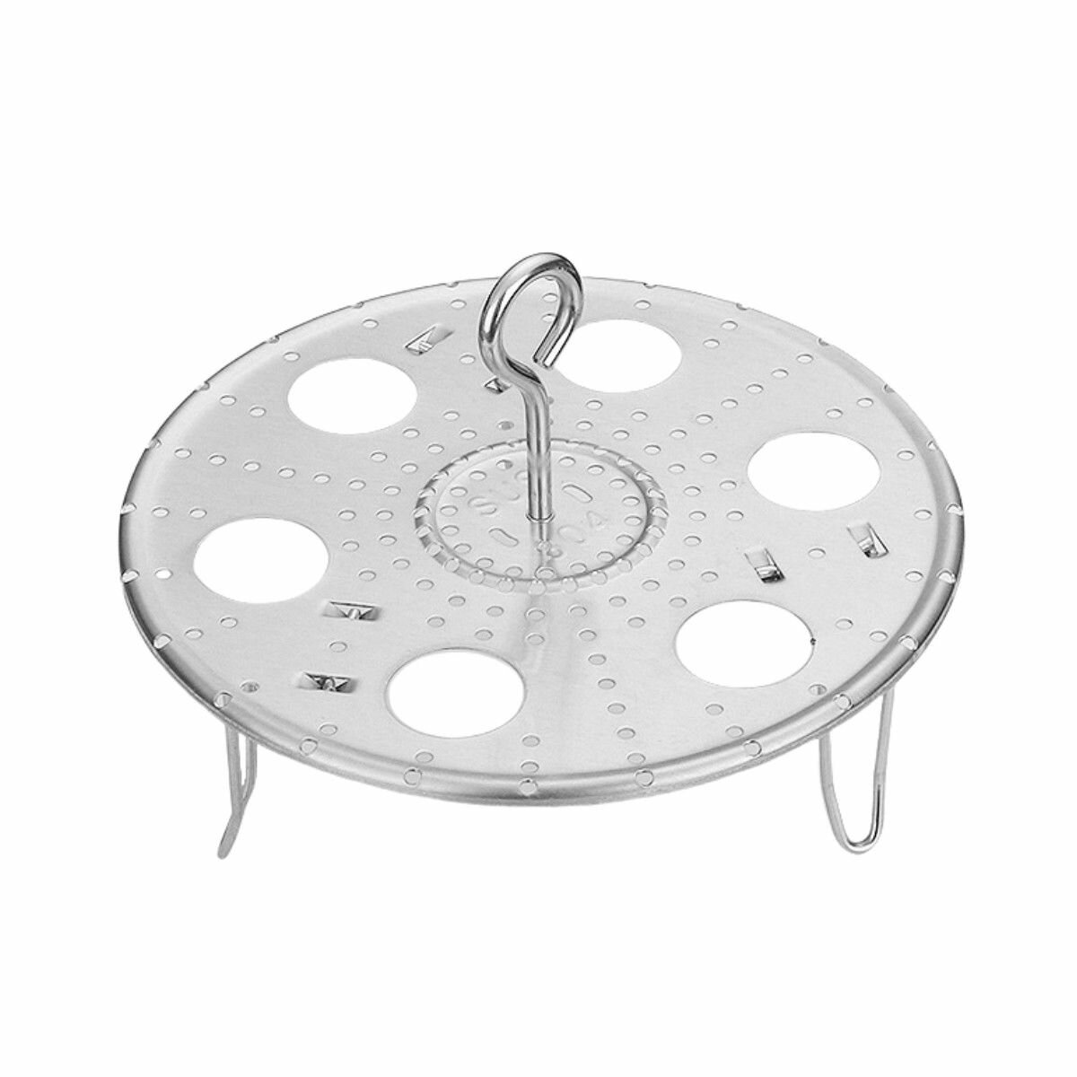 OZ-TERA-Складная круглая корзина из нержавеющей стали для пароварки для яиц и овощей 15-19 см